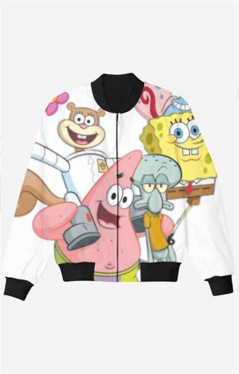 Kids Spongebob Square pants Bomber Jacket – My Store