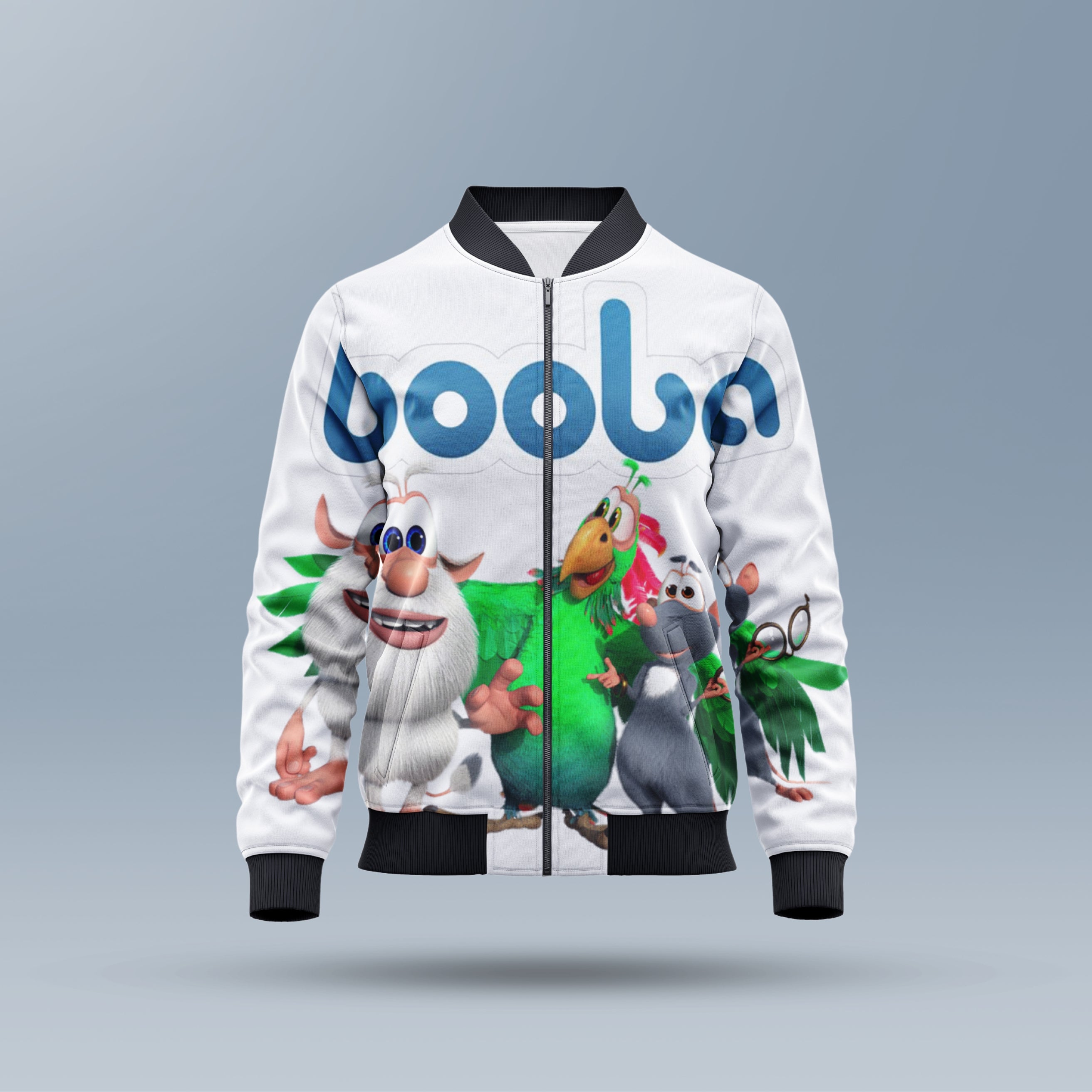 Kids Booba Bomber Jacket – Puzzle Squad