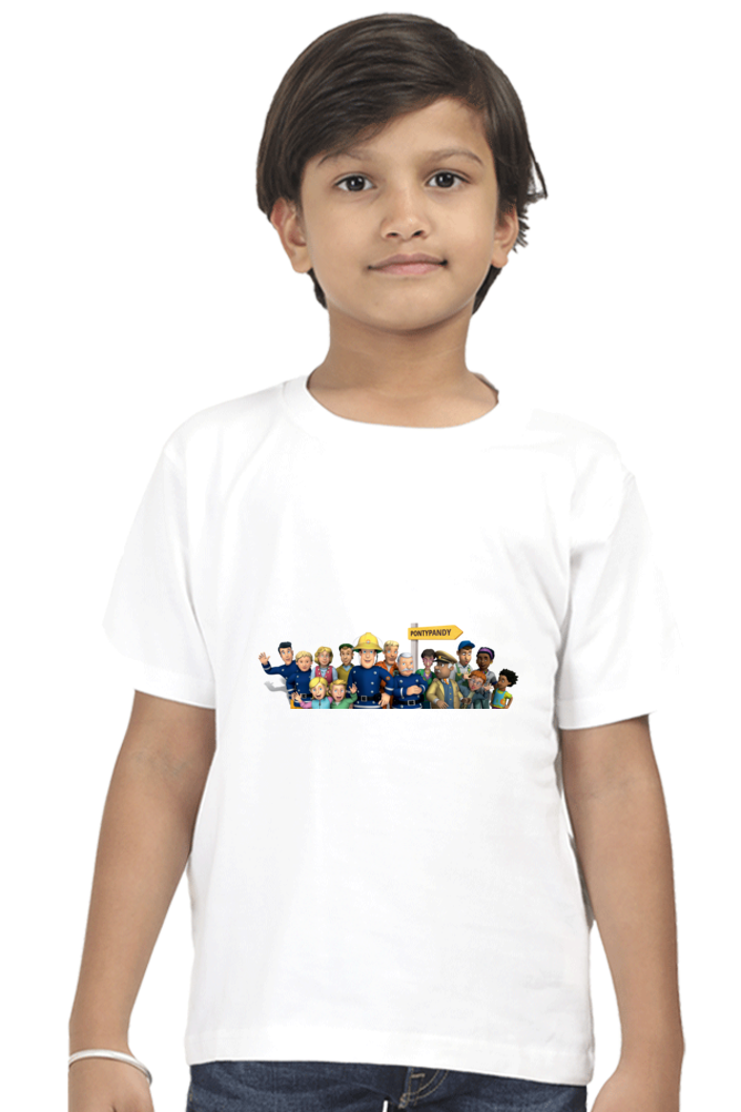 Kids Fireman Sam T-shirt | DTF Print – My Store