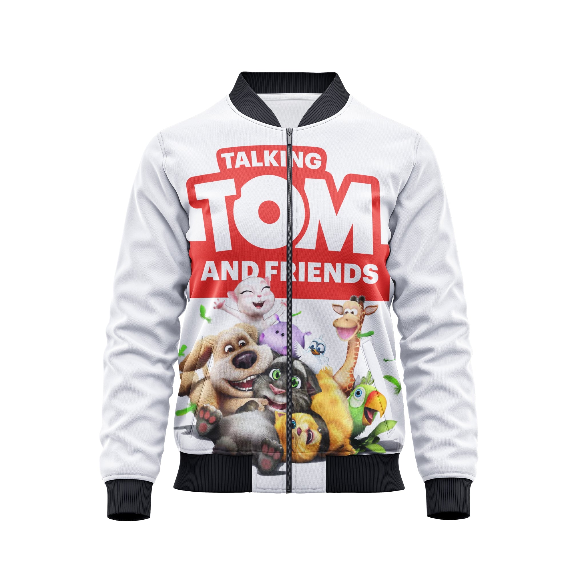 Kids Talking Tom Bomber Jacket – Puzzle Squad