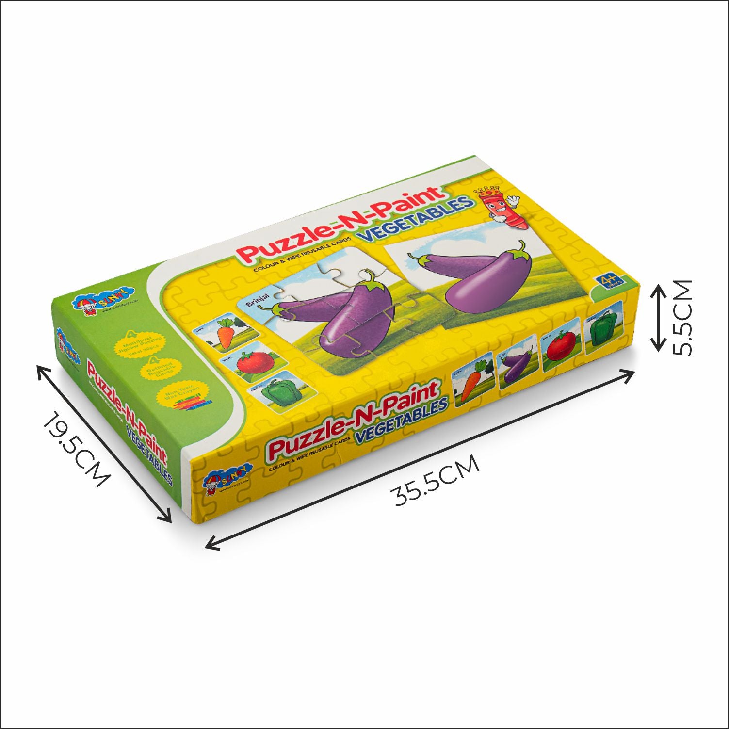 Puzzle and Paint Vegetable Jigsaw Puzzle – Puzzle Squad