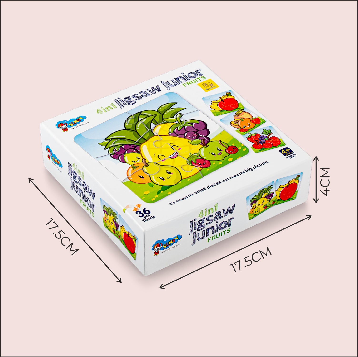 4 in 1 Fruit Jigsaw Puzzle – Puzzle Squad