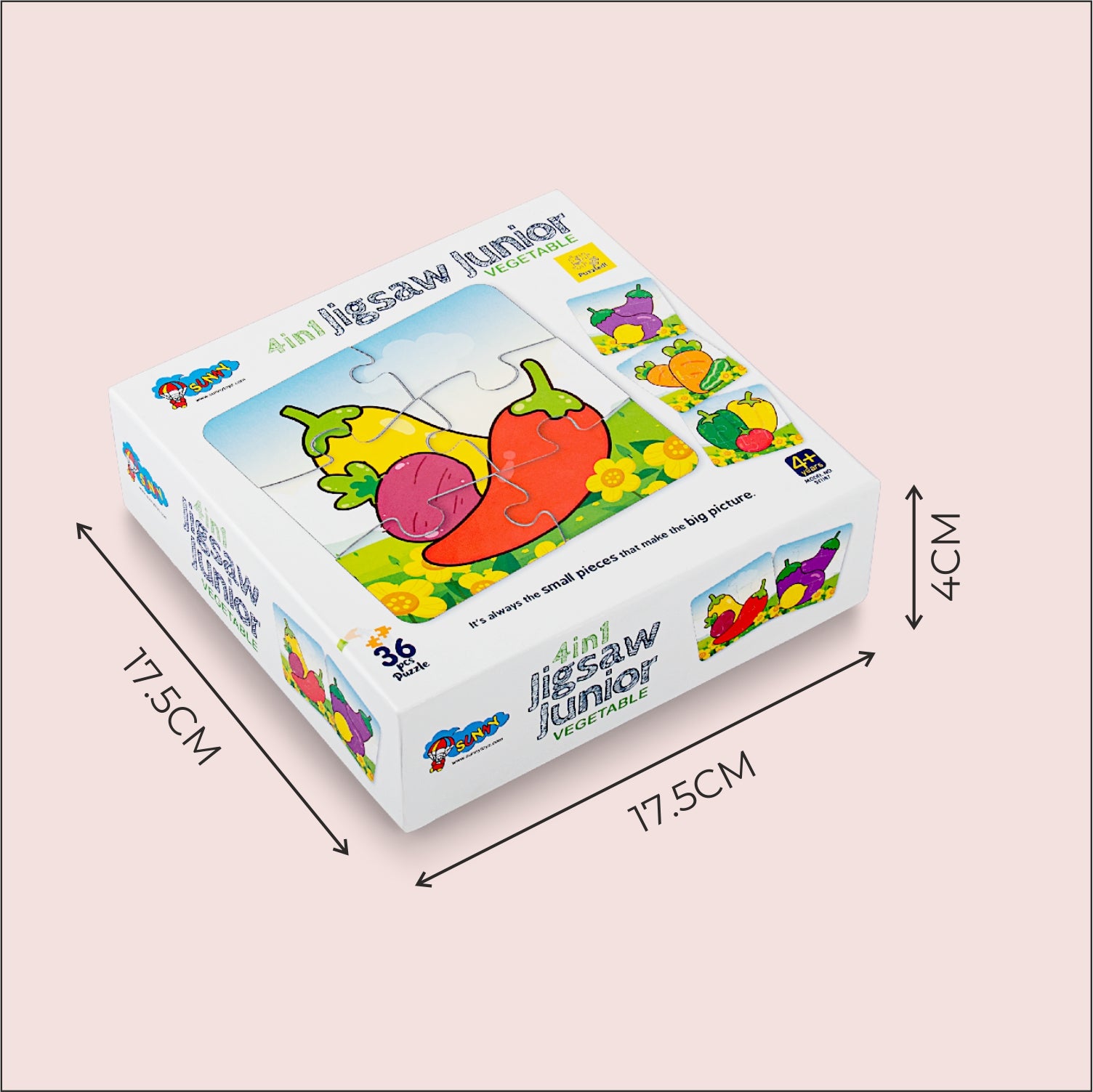 4 in 1 Vegetable Jigsaw Puzzle – Puzzle Squad